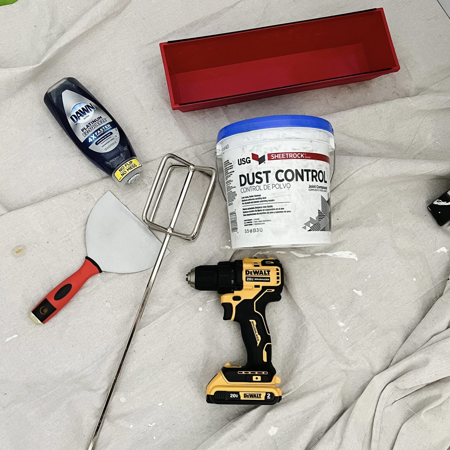 How to Skim Coat a Textured Wall - texasdiymama.com