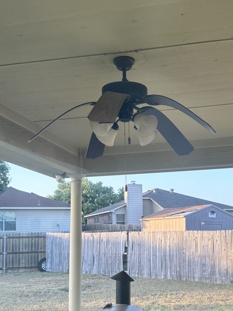 Budget Friendly Patio Refresh - texasdiymama.com